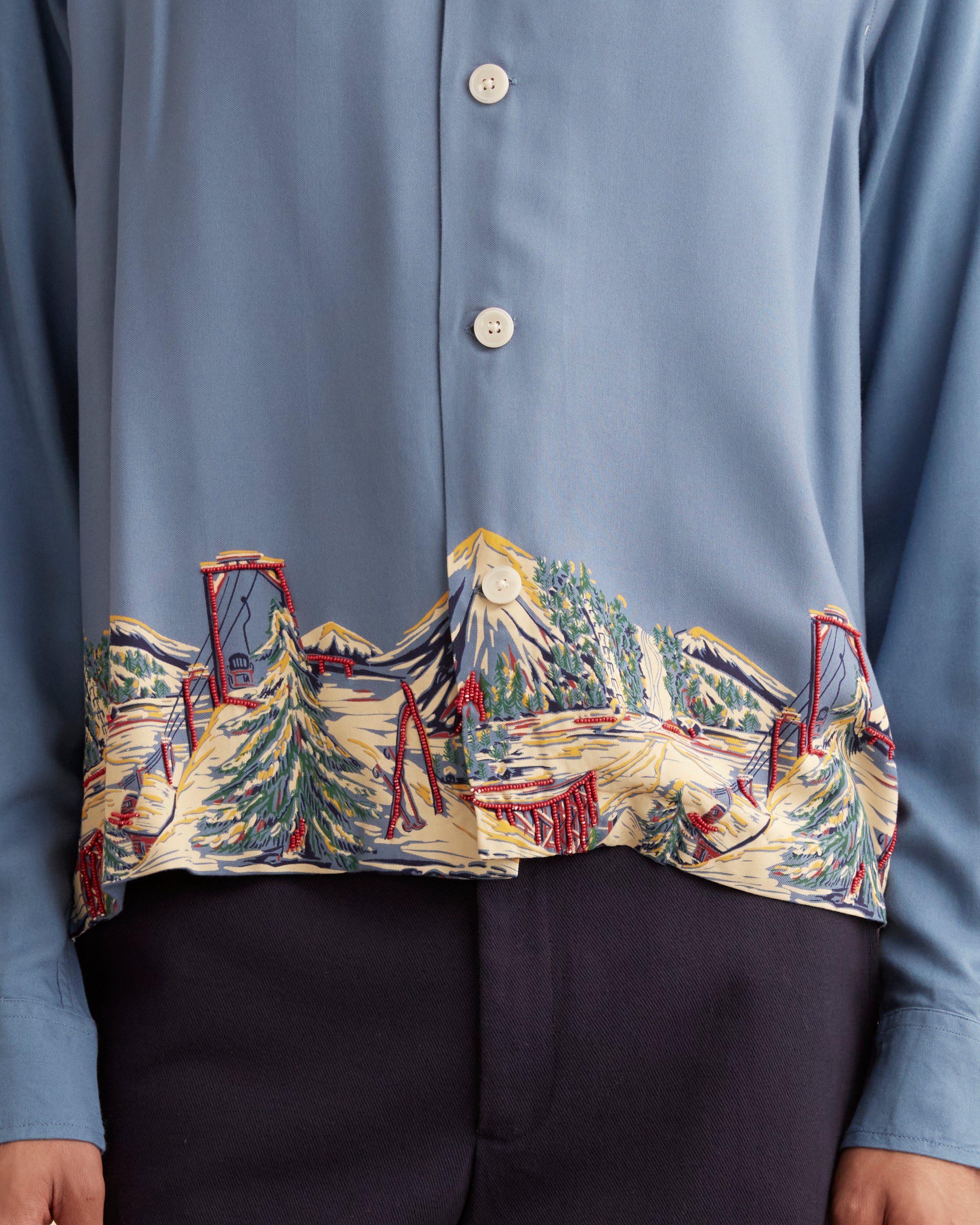 Ski Lift Long Sleeve Shirt – BODE