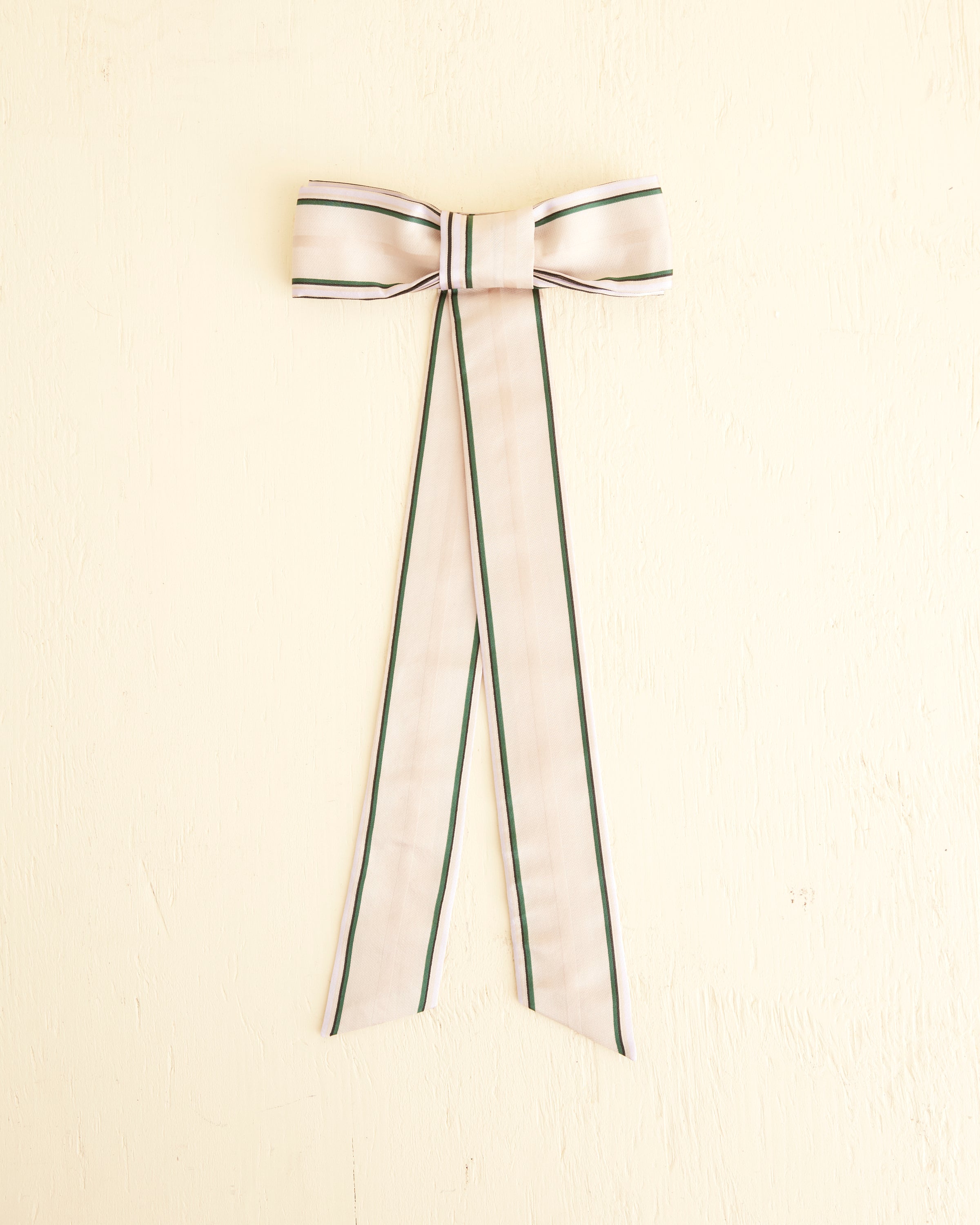 Antique Stripe Bow Barrette – BODE