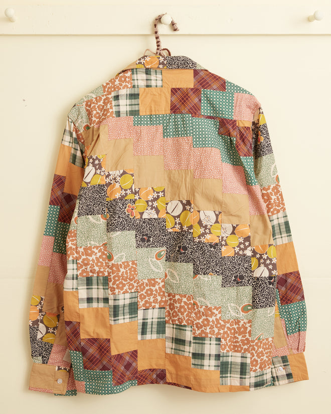 Diagonal Square Patchwork Shirt – BODE