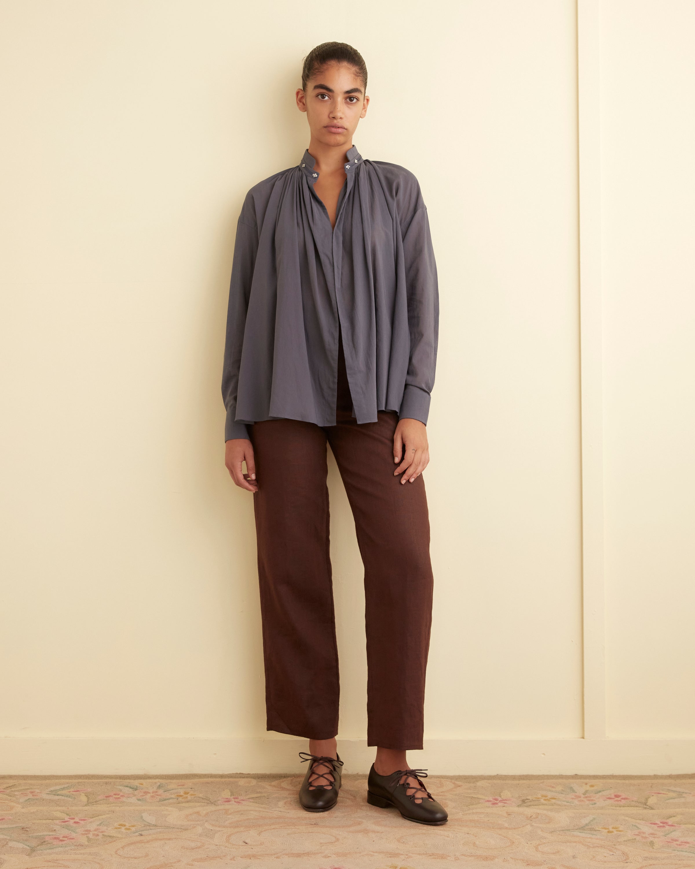 Elise Shirt - Blue – BODE