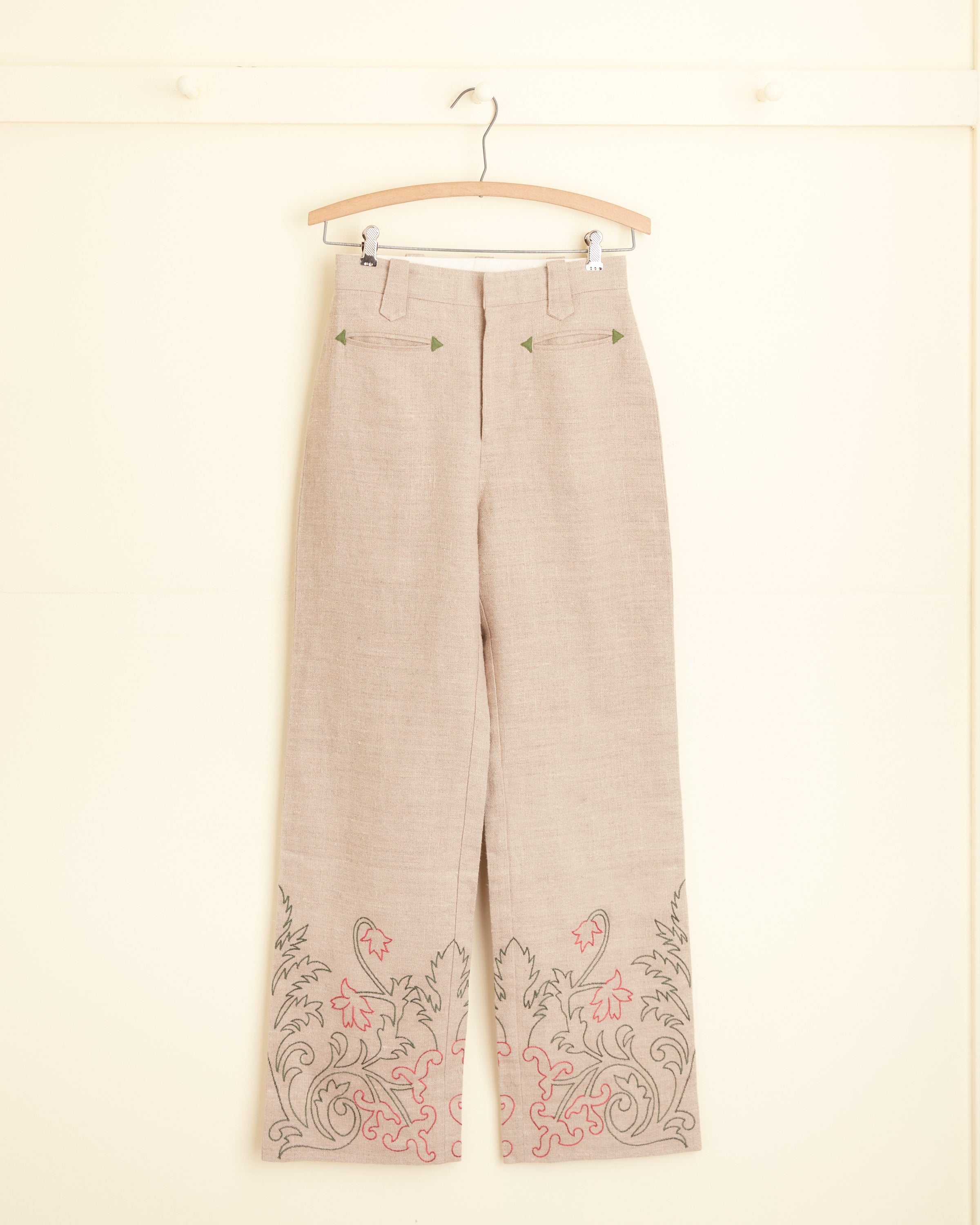 Embroidered Trumpetflower Murphy Trousers – BODE