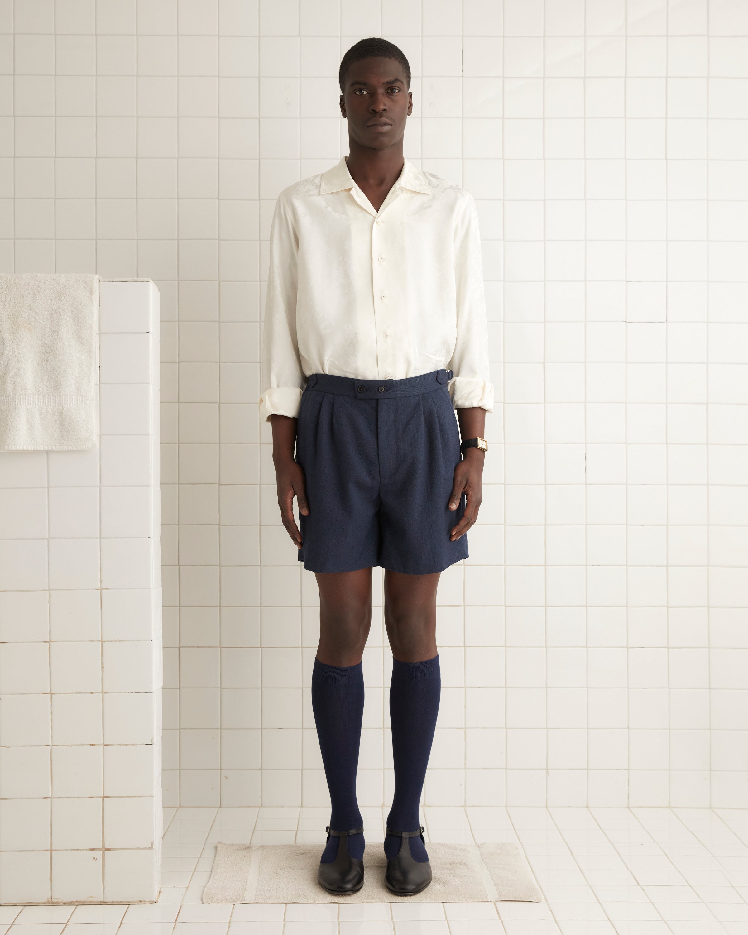 Herringbone Wool Shorts - 32 – BODE