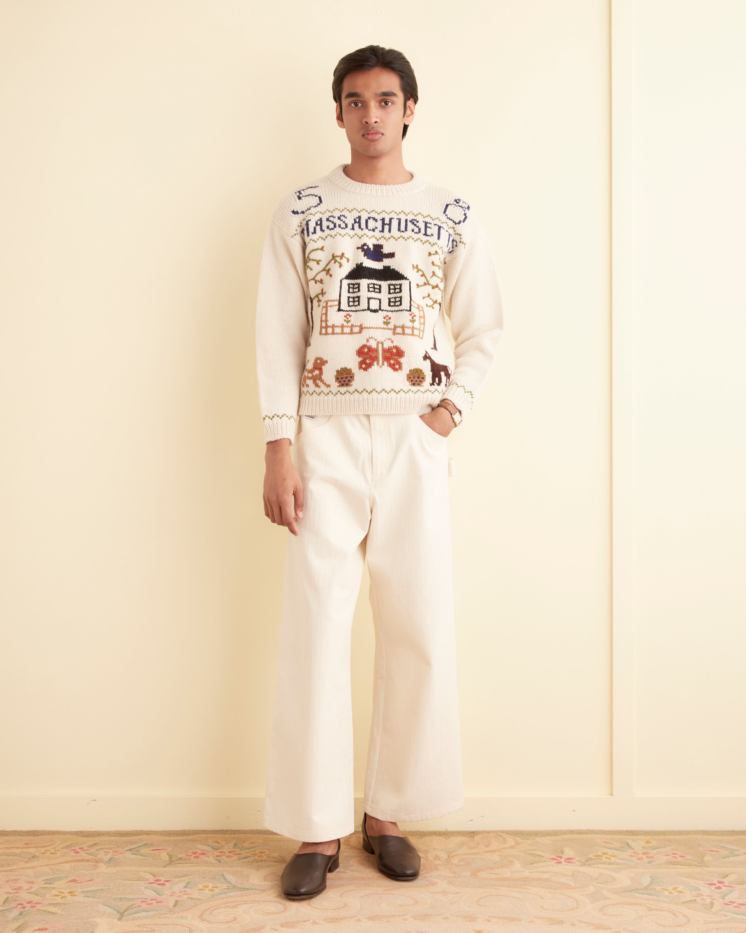 Homestead Sampler Sweater – BODE