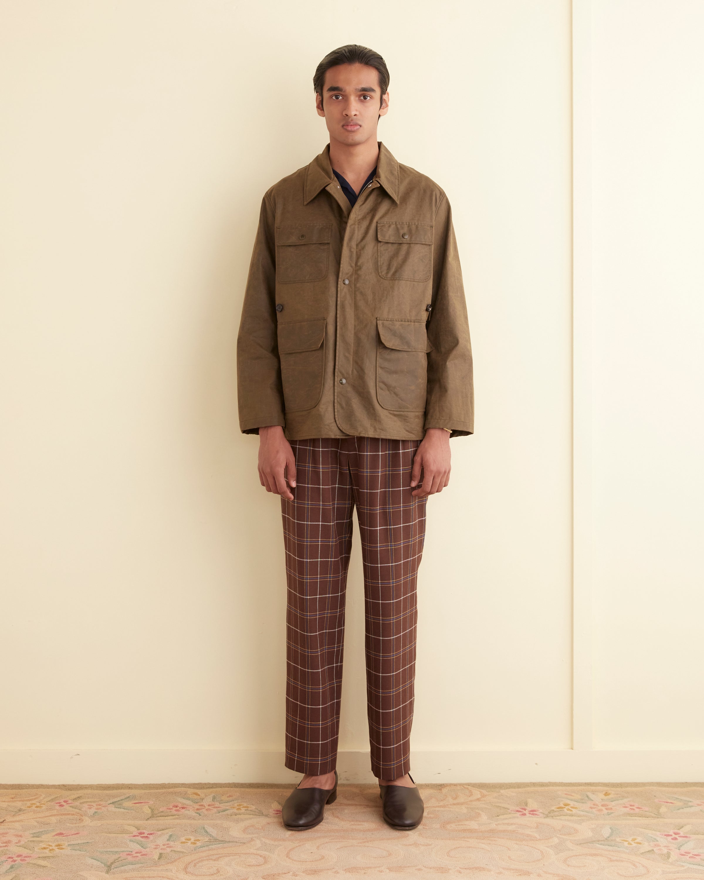 Waxed Hunting Jacket - Brown – BODE