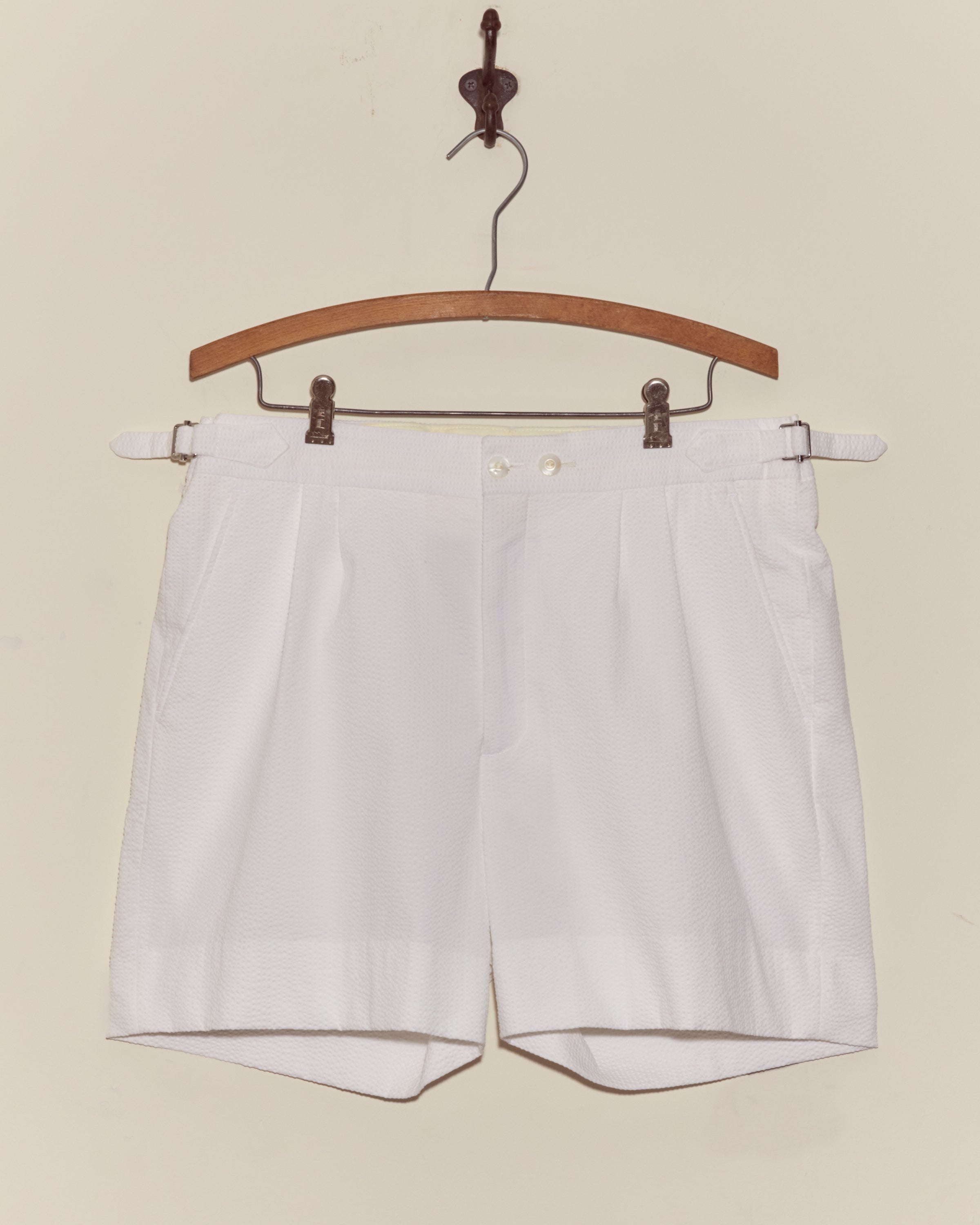 Seersucker Double-Button Shorts – BODE
