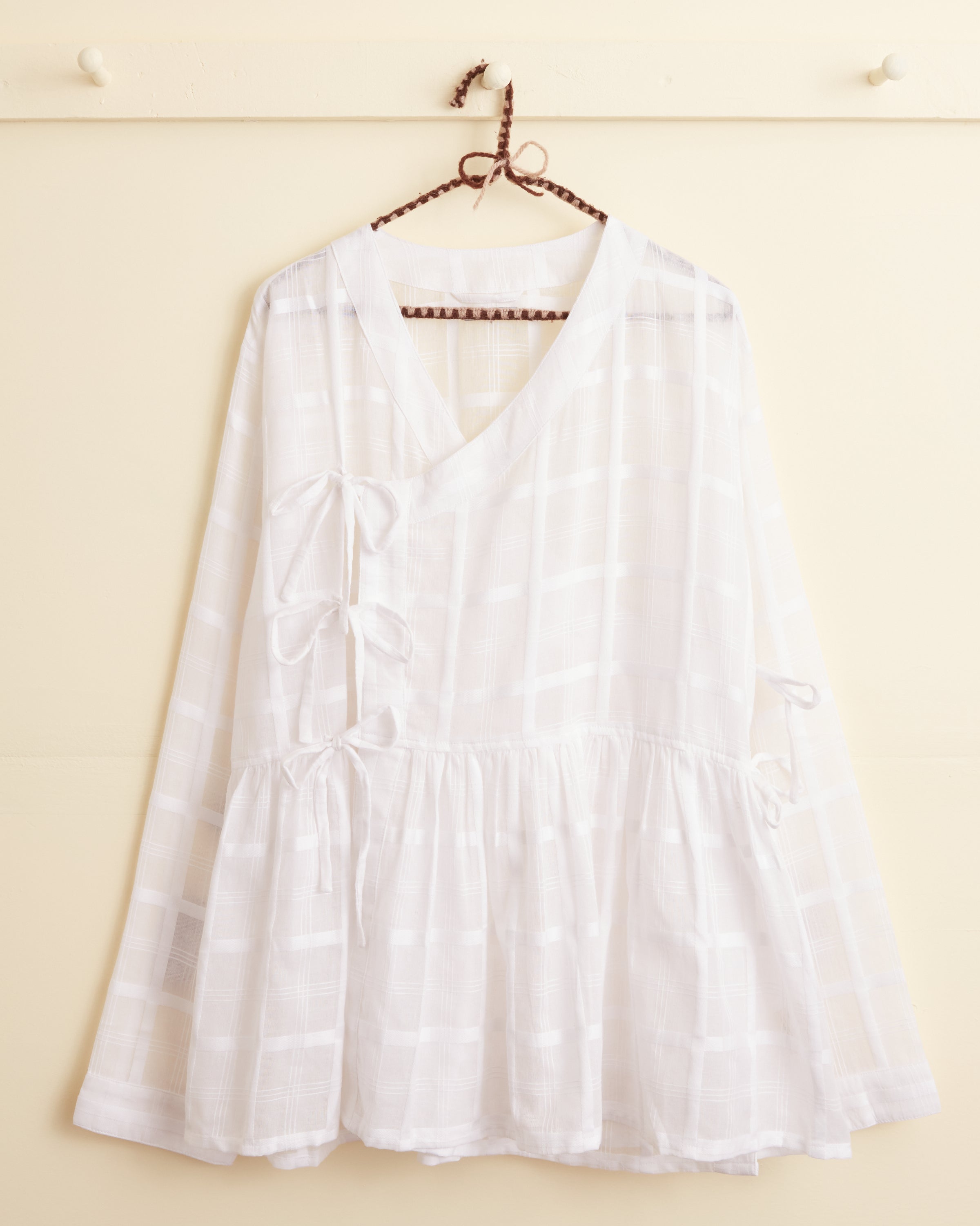 Tonal Plaid Jama Shirt – BODE