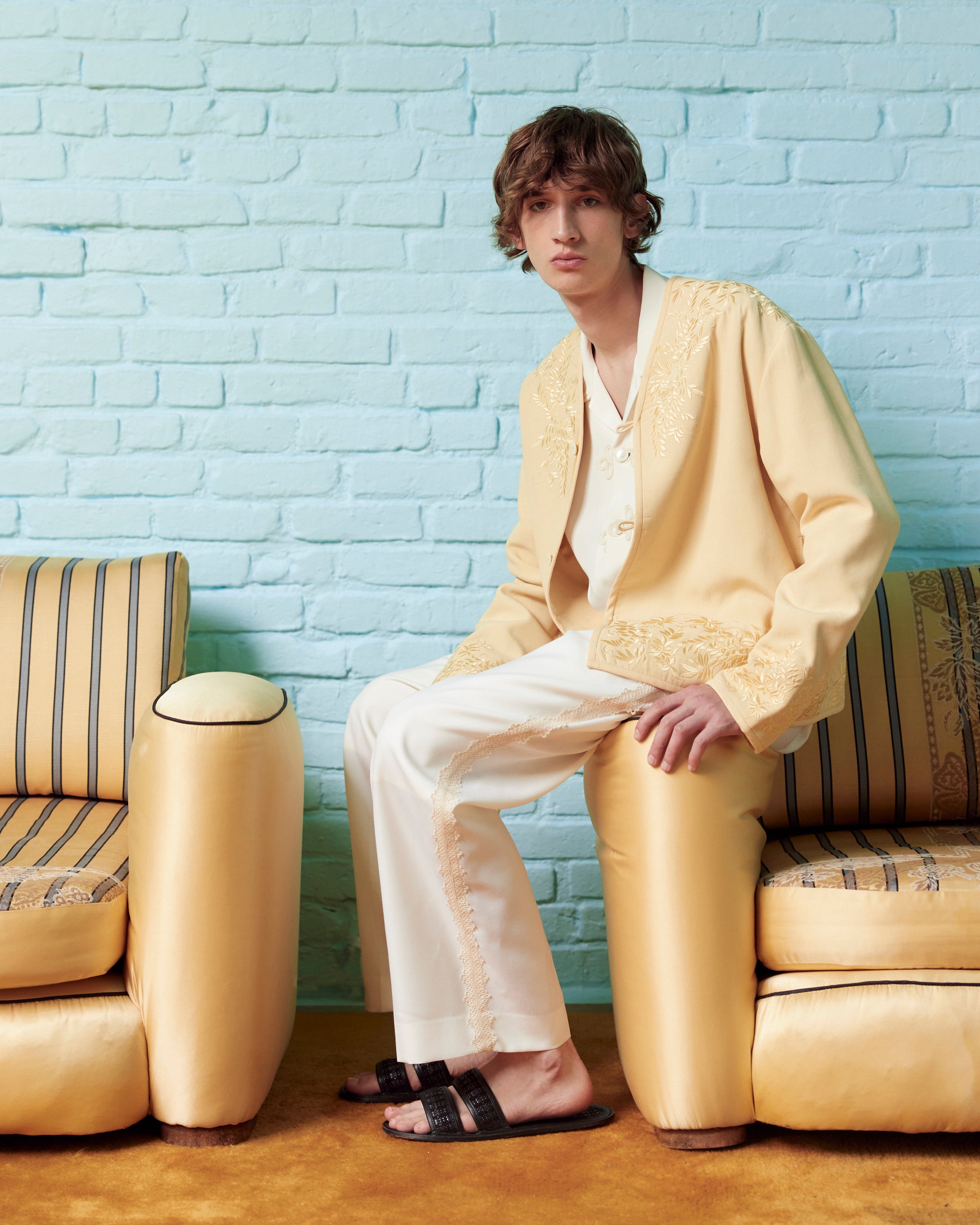 Embroidered Wisteria Liner Jacket – BODE